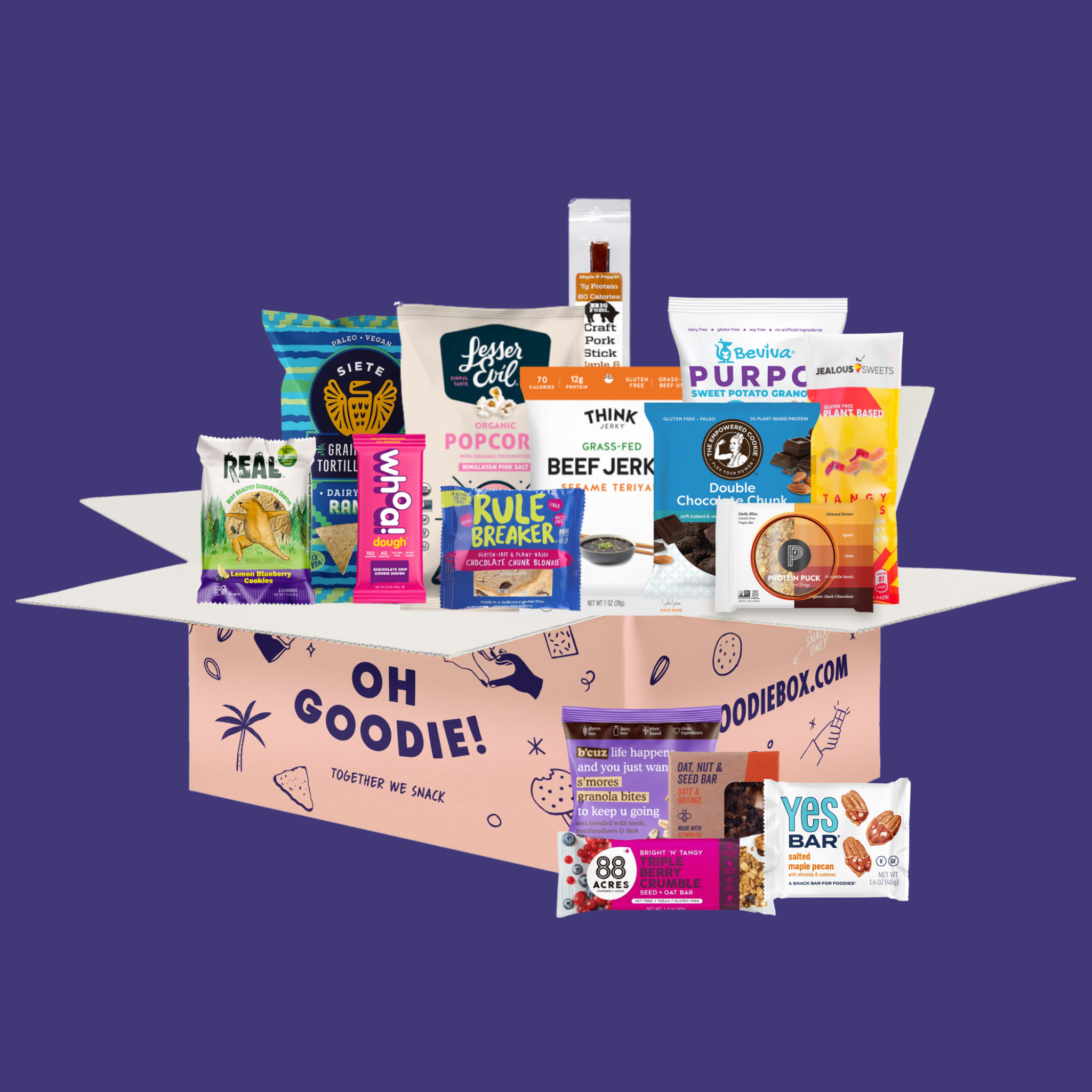 Oh Goodie! Snack Box Subscription Services for Homes and for Offices