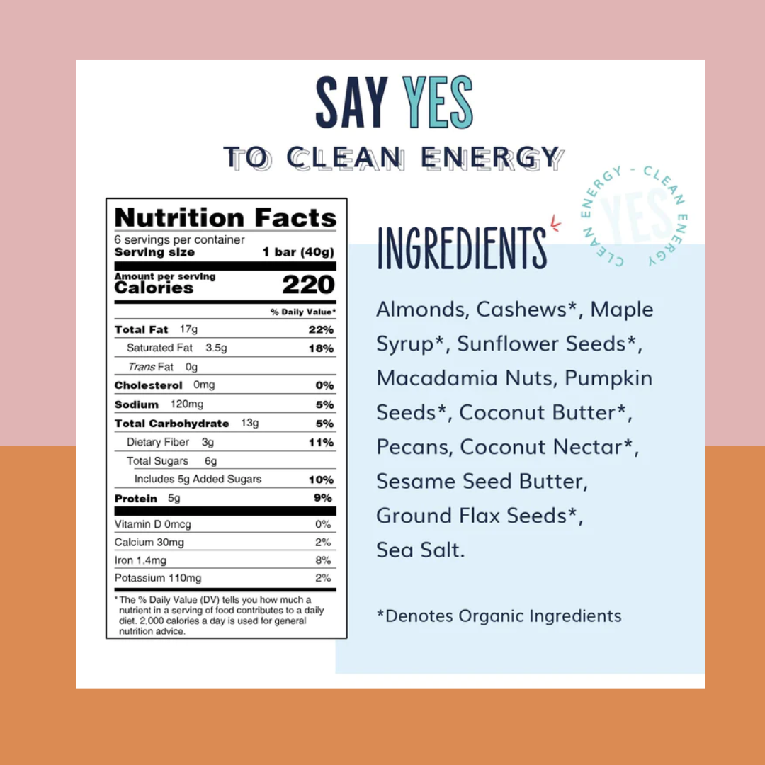 Say Yes Bar Salted Maple Pecan | Oh Goodie!