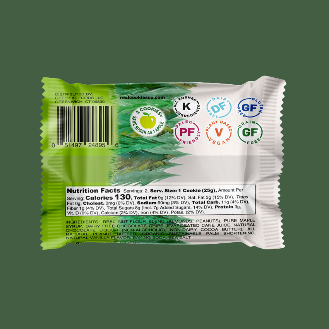 Real Cookies - Peanut Butter Chocolate Chip 2pk | Oh Goodie!